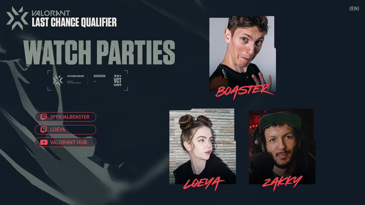 EMEA lcq watch parties : ValorantCompetitive