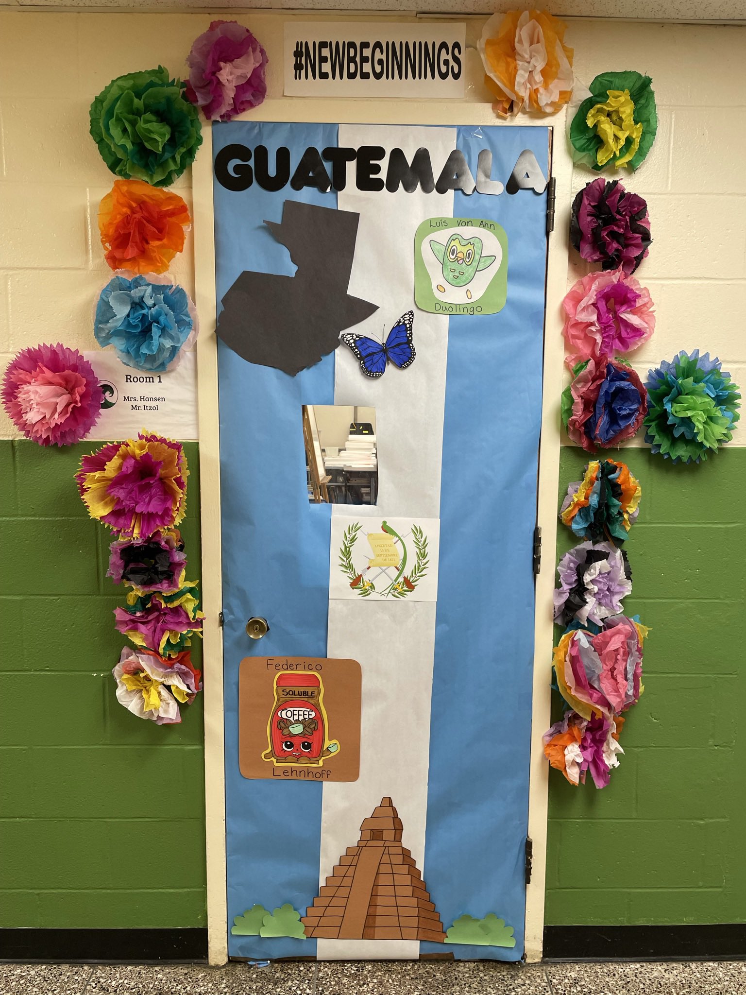 Emmanuel Itzol on Twitter: "Our Hispanic Heritage door is ready for our ...