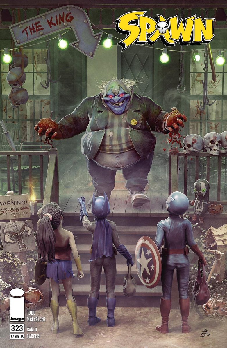 Spawn 323 and King Spawn 3 variant covers have Violator and Billy ...