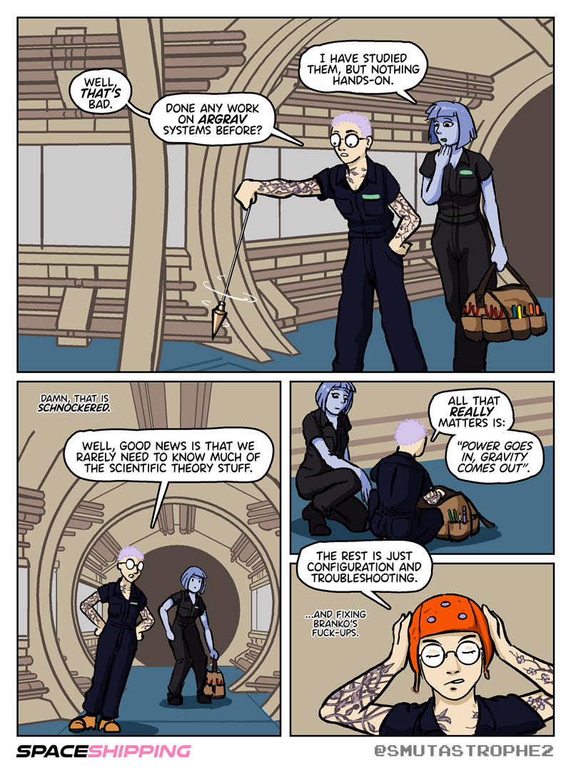 Smutastrophe 🔞 on Twitter: "New SpaceShipping comic! Teri and Riley get back to work, debugging ...