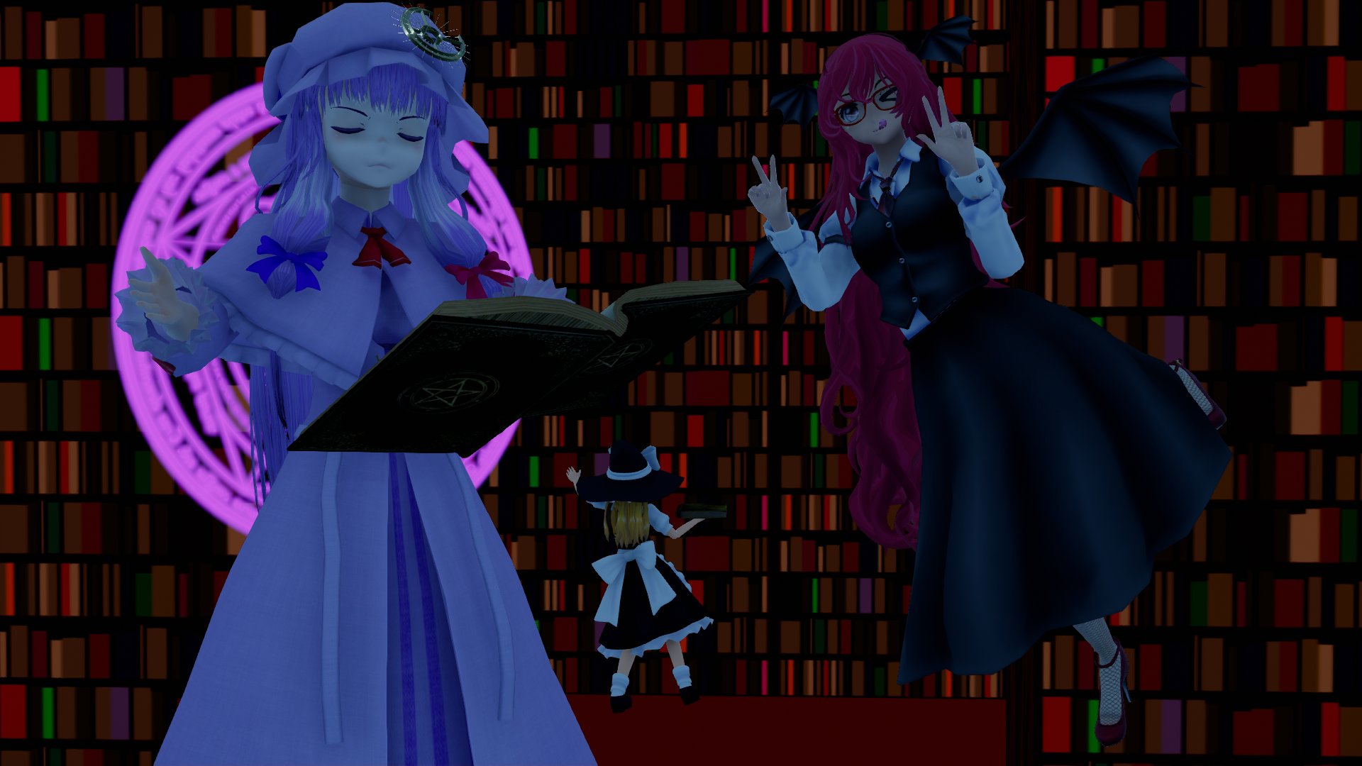 ♡Fumo Shirine♡ on Twitter: "New image made by me Patchouli's Library I think I'm starting to ...