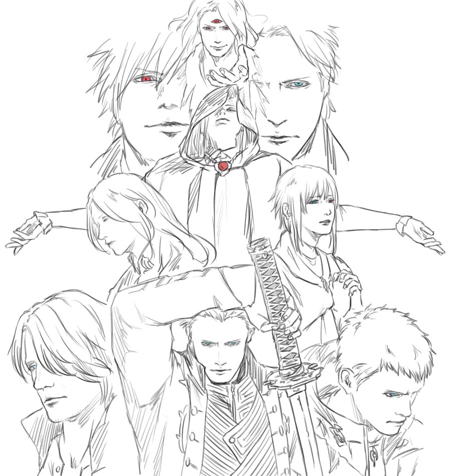 Devil May Cry Coloring Pages