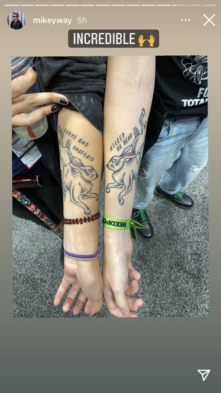Mikey Way And Alicia Simmons Tattoos