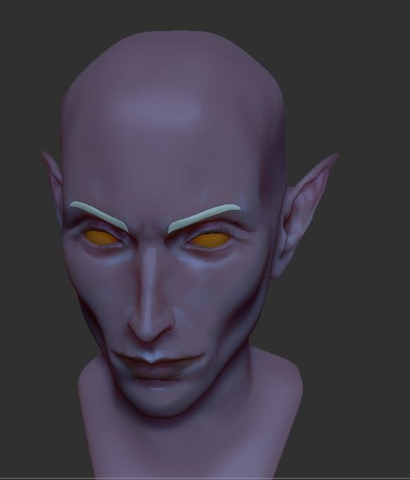 「I made a quick 3D model in zbrush + poly」|Mars 🗡️🃏のイラスト