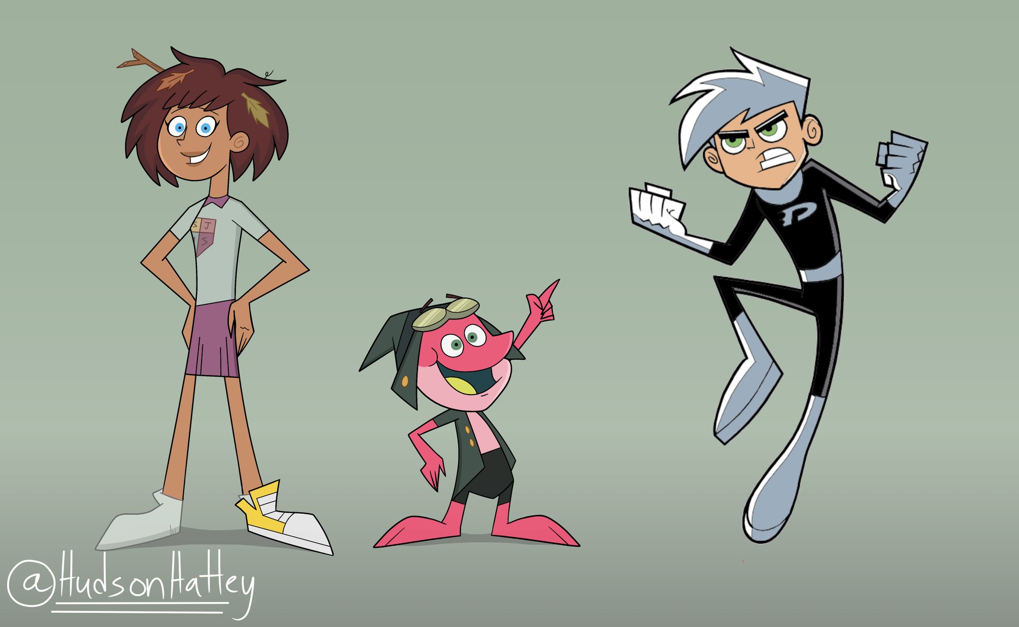 How To Draw Danny Phantom Easy Step By Step Nickelodeon