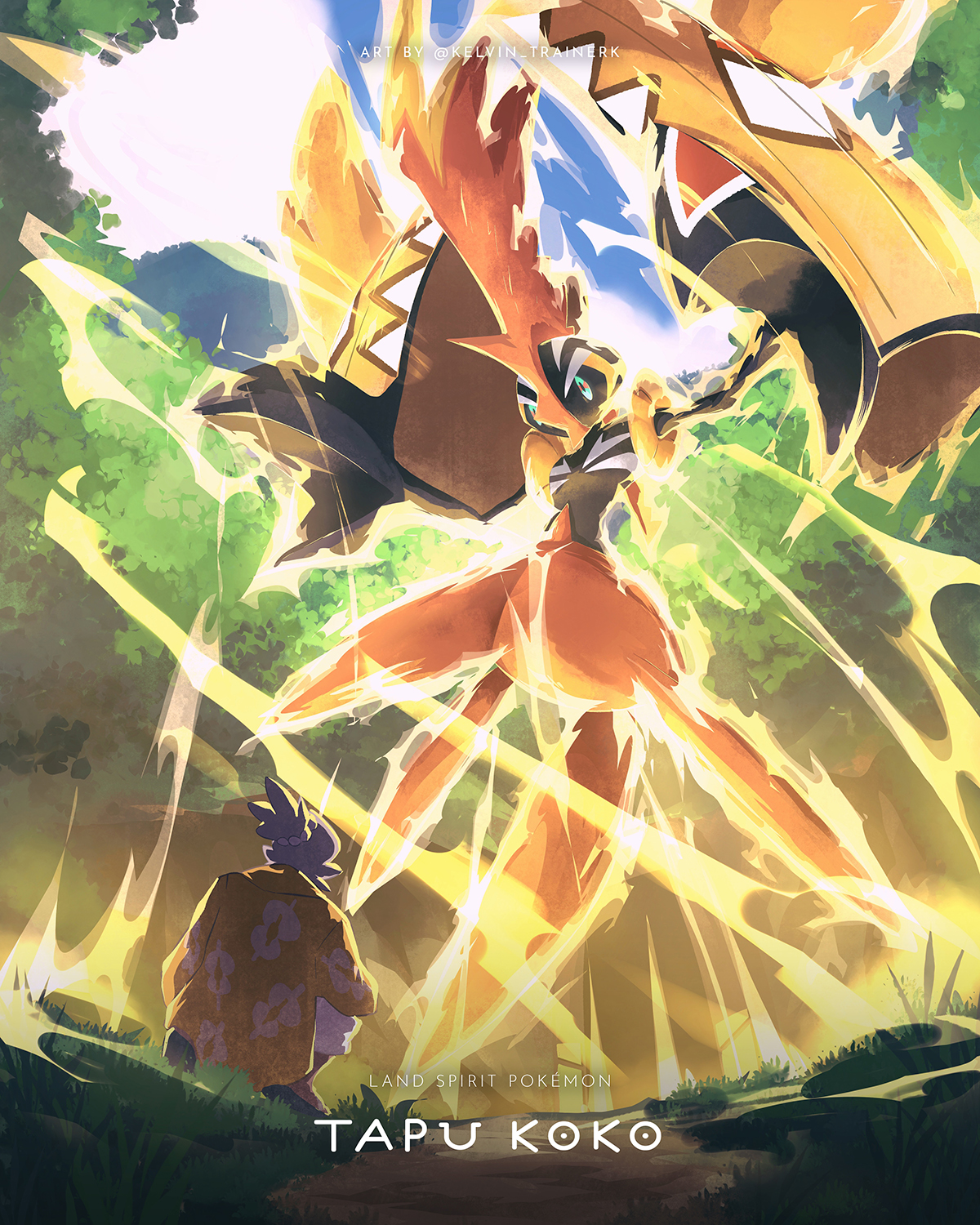 Pokemon Wallpaper Tapu Pokémottos #785, 786, 787 And 788
