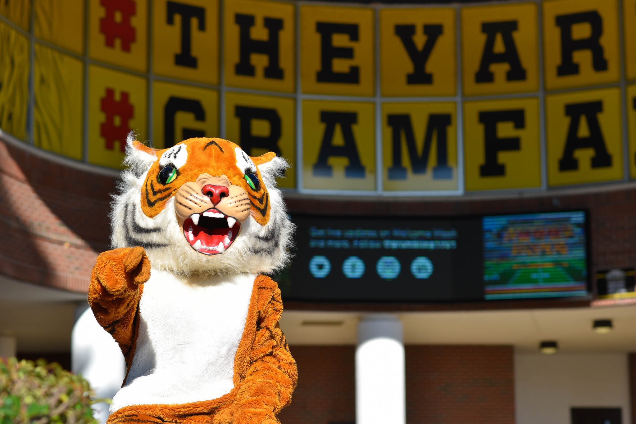 Grambling State University Mascot 2016 Bayou Classic Thanksgiving