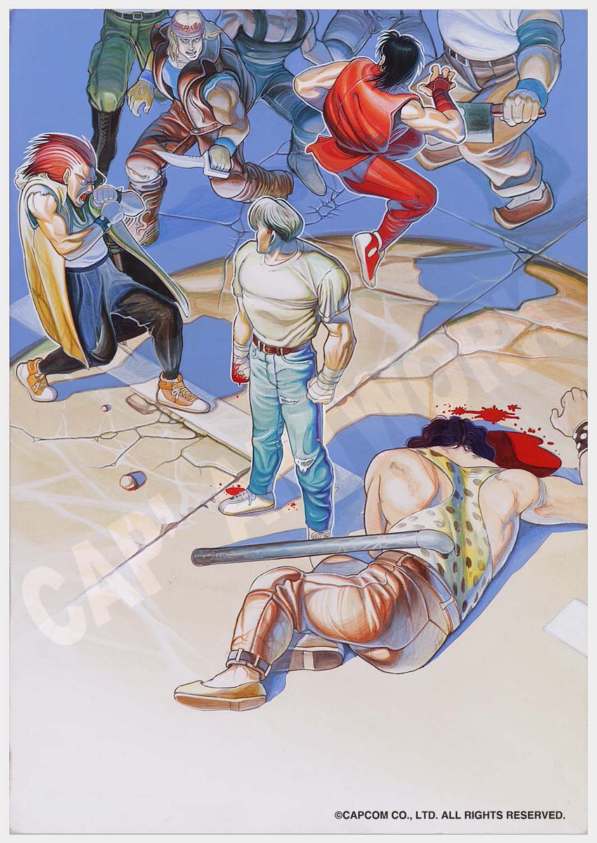 カプコン公式 CAP’ARTWORK on Twitter: "おはようございます！会期も残り少なくなってきました。後から欲しくなるグッズがあるかも知れませんよ～。「ファイナルファイト」原画が ...