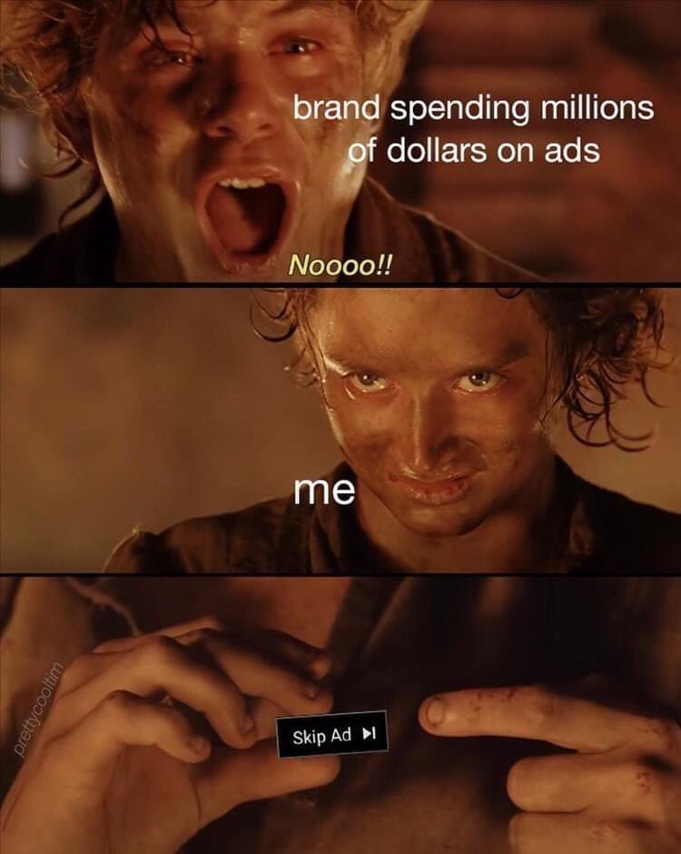 Youtube Ad Meme