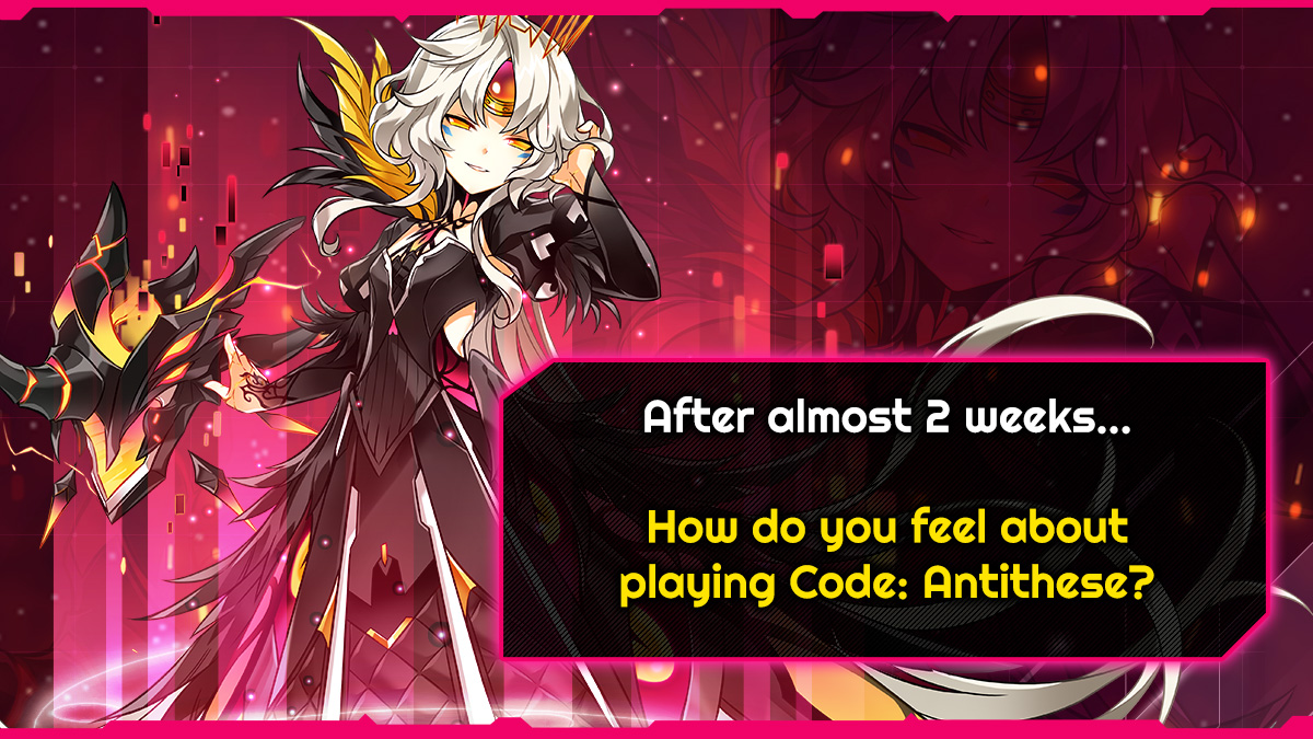 Elsword on Twitter: "Code: Antithese has a lot of power behind her. What are your thoughts on ...