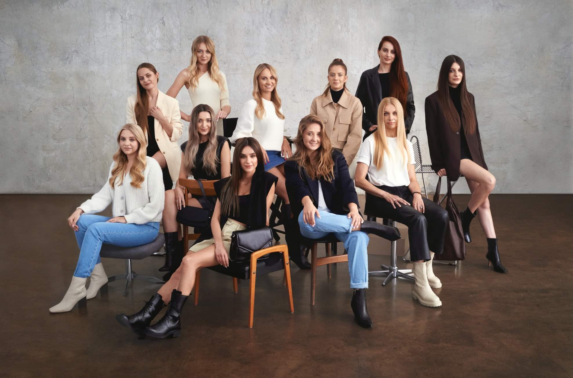 Group Model Poses For Photo Shoots