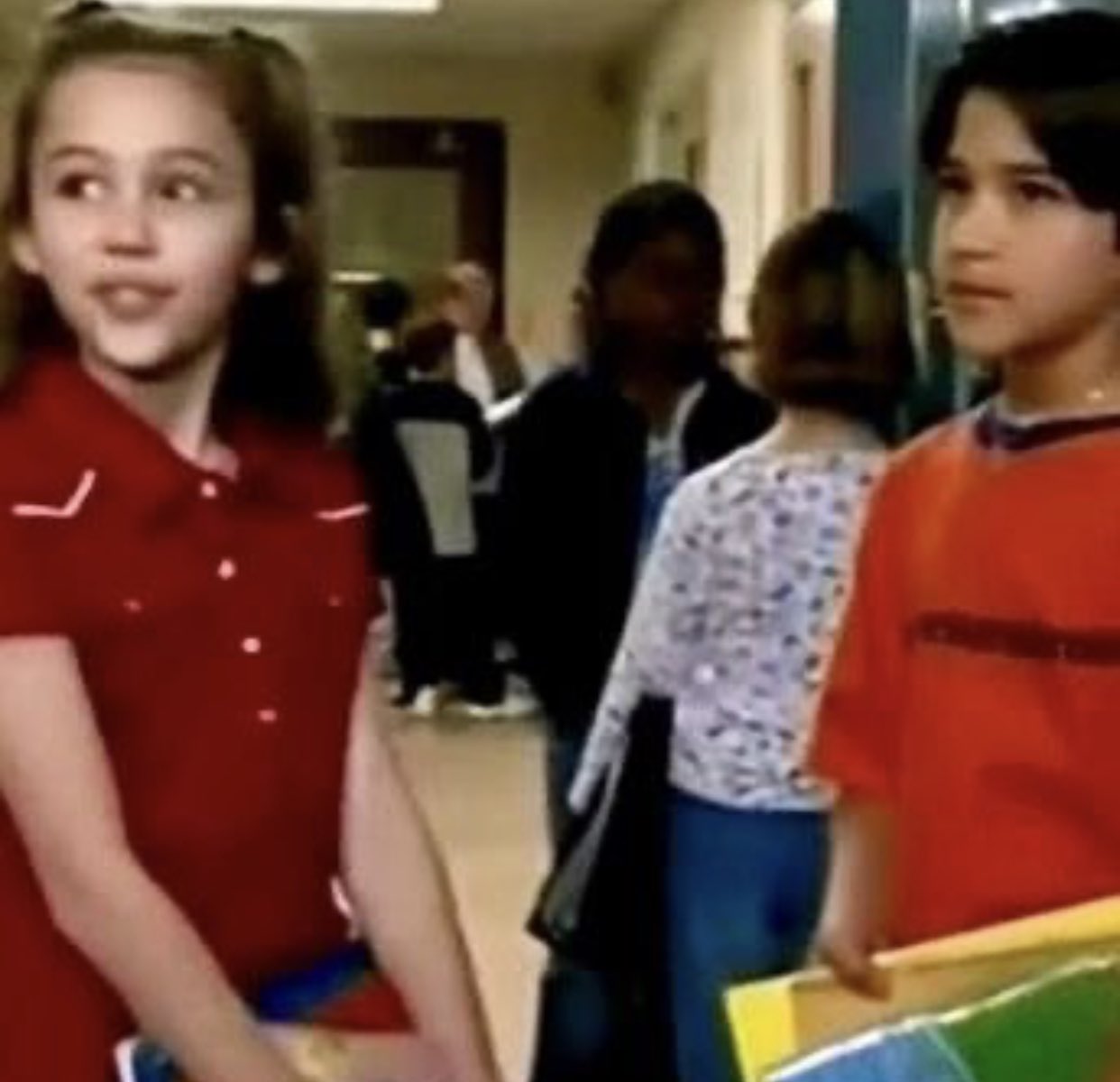 Tyler Posey And Miley Cyrus As Kids