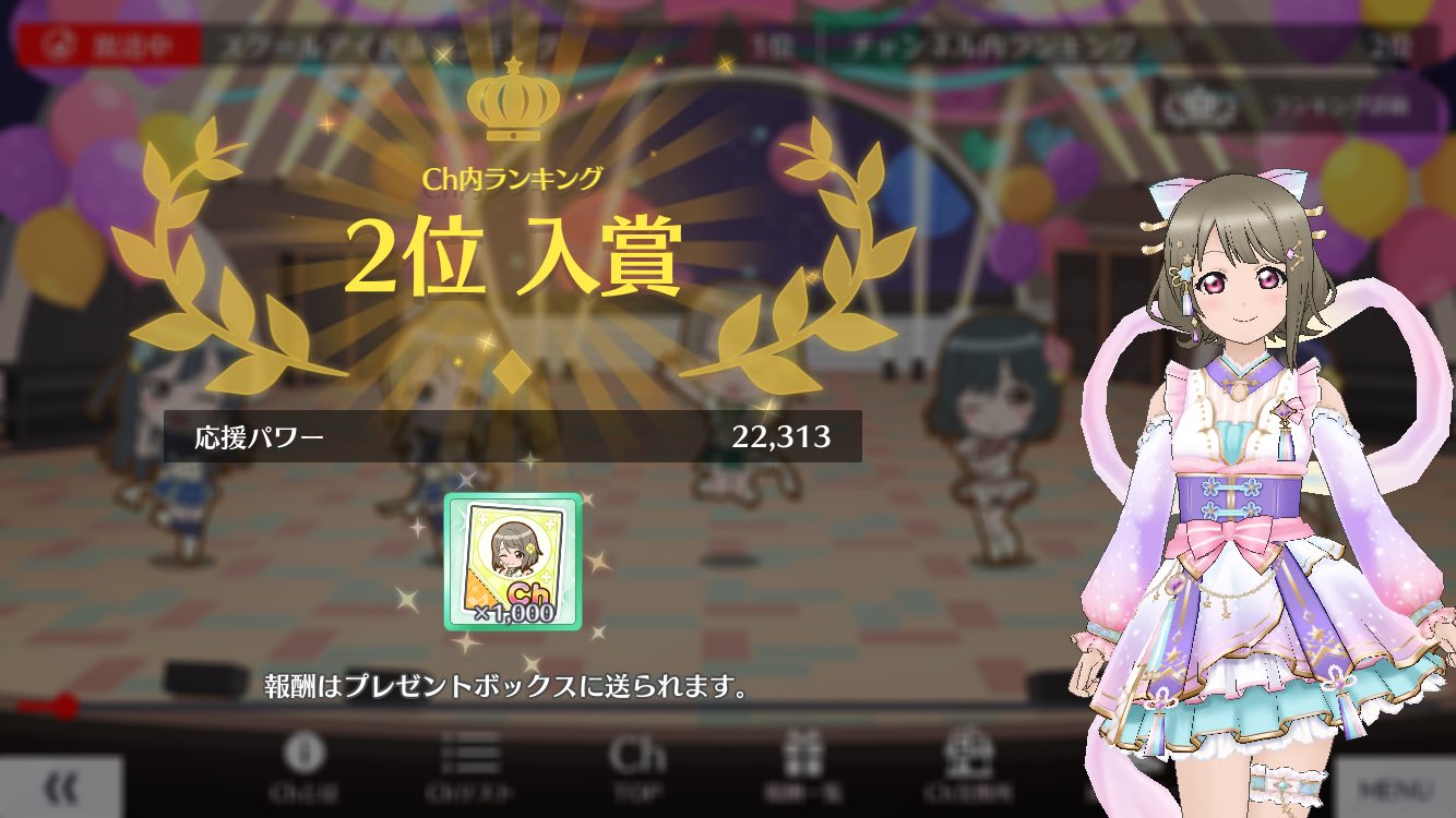 めがてん On Twitter そして私ごとながら個人2位という立場で貢献することができて嬉しく思います。惜しい気持ちもありますが時間とか 2779