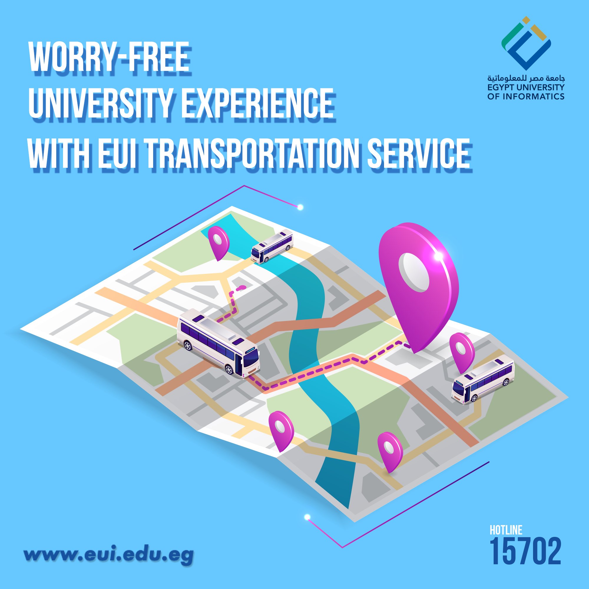 EUI on Twitter: "#EUI transportation service is here for you, connecting EUI to significant ...