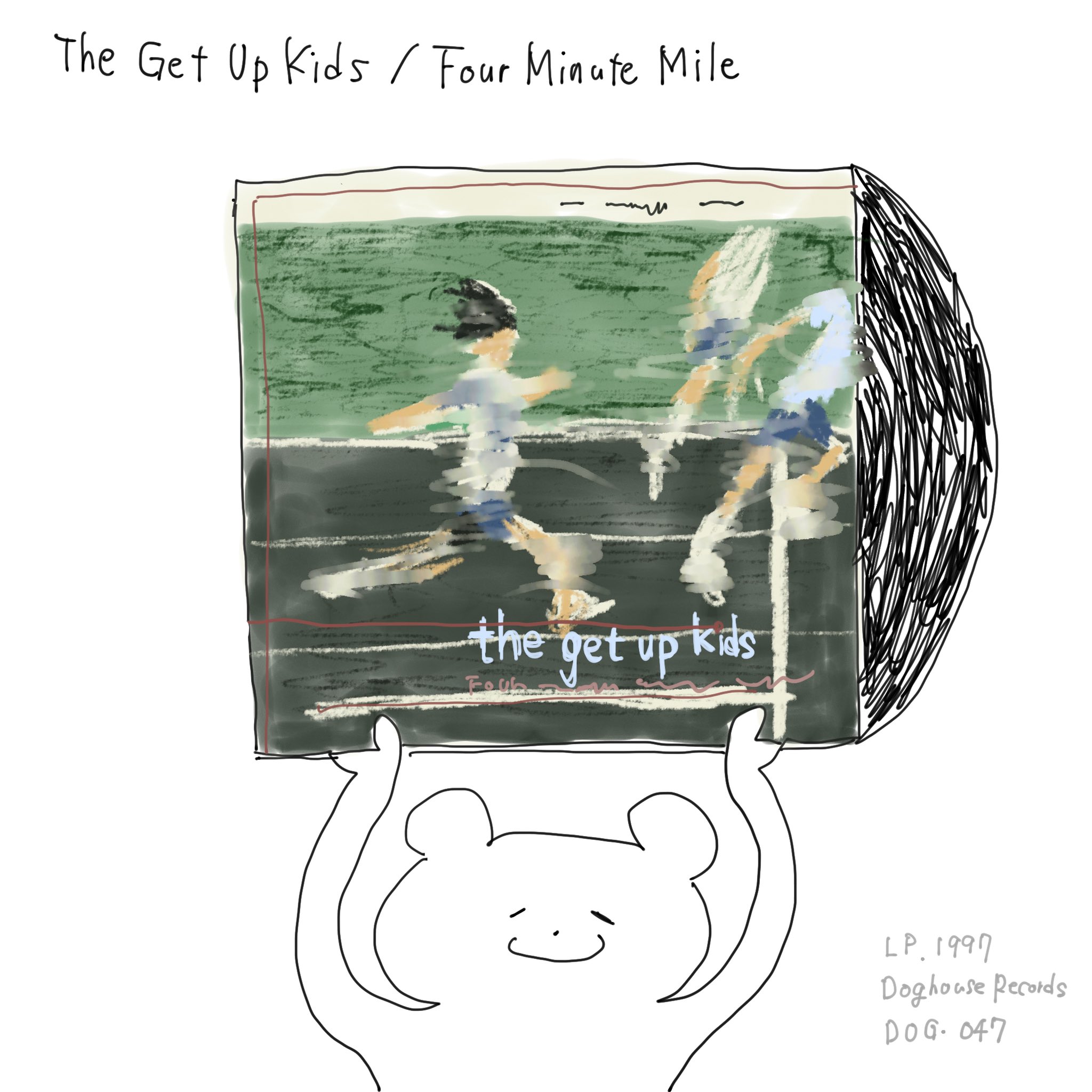 munehiro machida on Twitter: "まいにちレコード035 The Get Up Kids / Four Minute Mile #まいにちレコード #レコード ＃クマ ...
