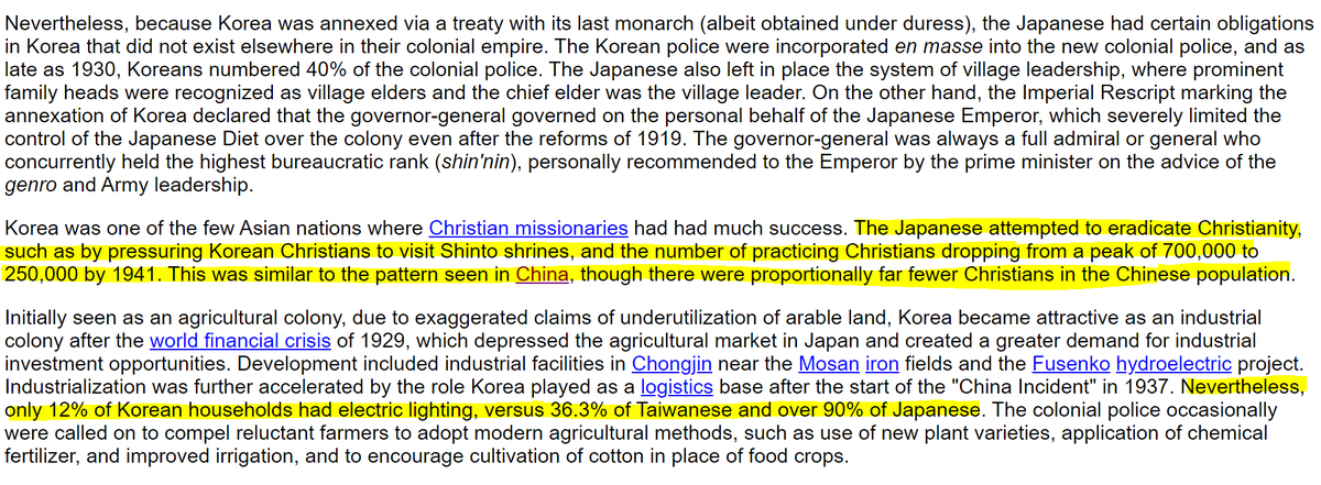 Oli Bosque on Twitter: "Japanese rule cut the number of Christians in ...