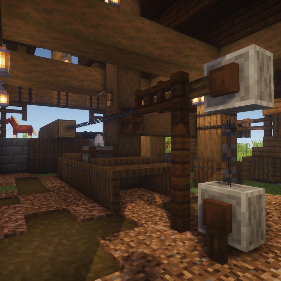 Minecraft Medieval Sawmill ᐅ Build Medieval Sawmill In Minecraft