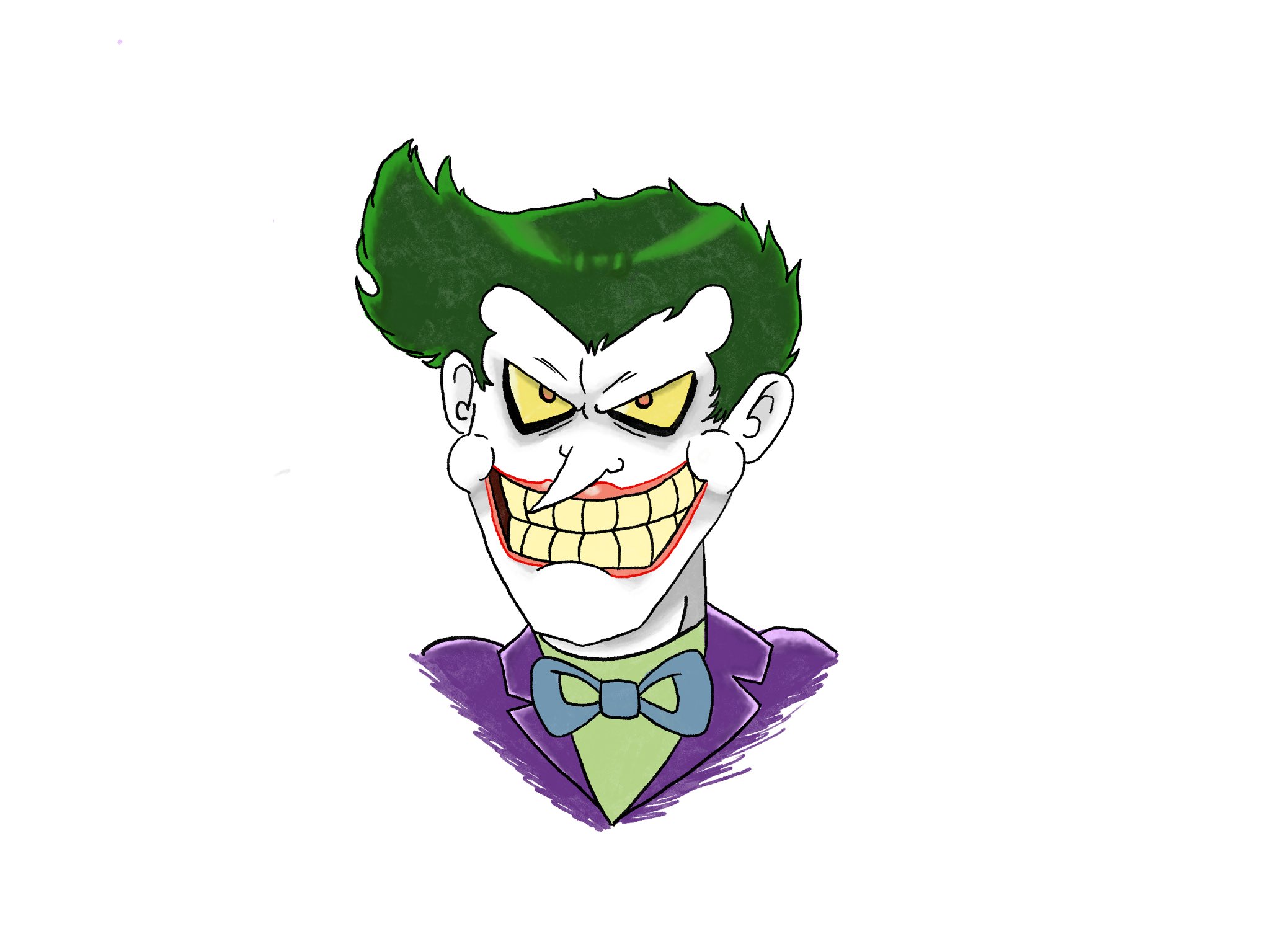 The Joker Cartoon Face