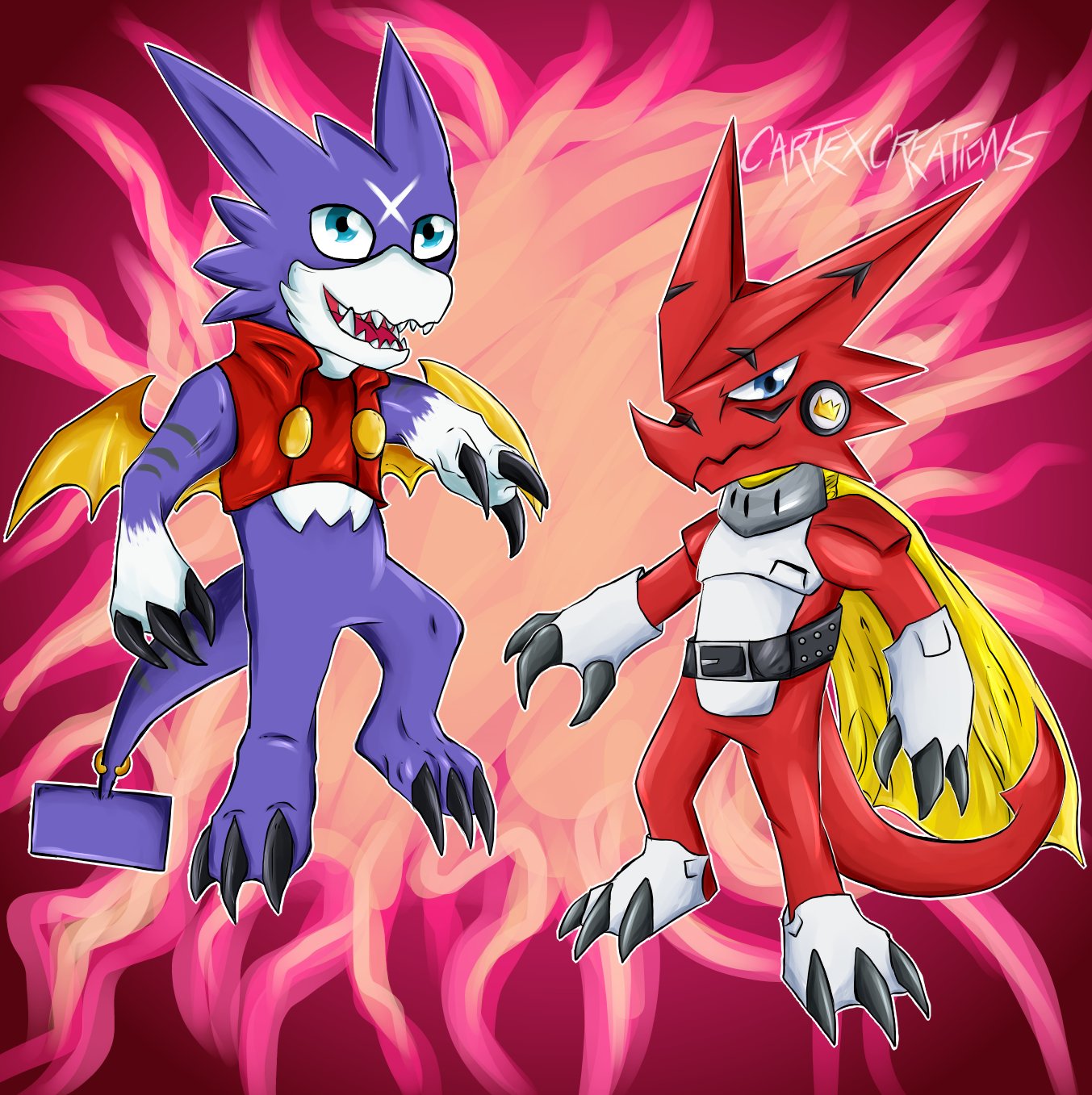 Gumdramon And Shoutmon