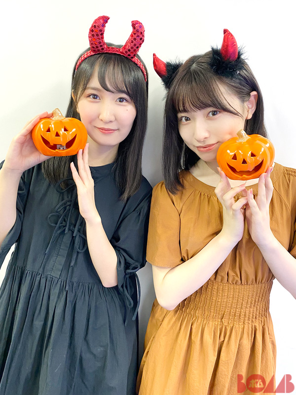 【BOMB11月号発売中】 最新シングル『#根も葉もRumor』も話題の #AKB48 からは #久保怜音 #山邊歩夢 のドラフト2期生のほんわかコンビが登場。可愛いハロウィンです。可愛すぎて ...