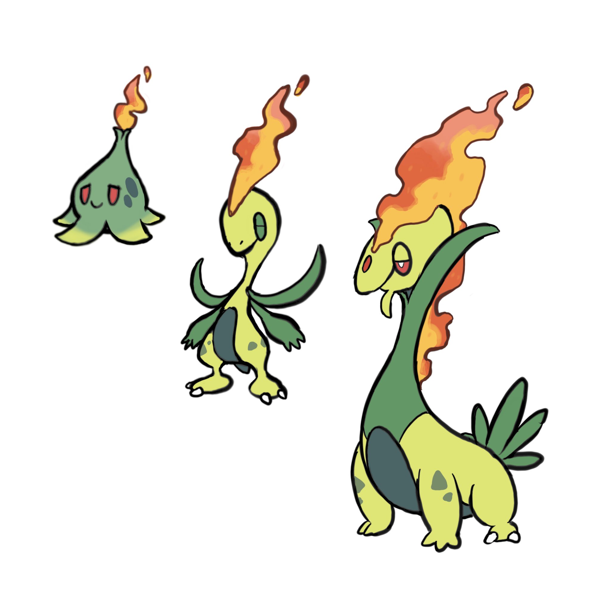 Pokemon Chikorita Evolution Chart