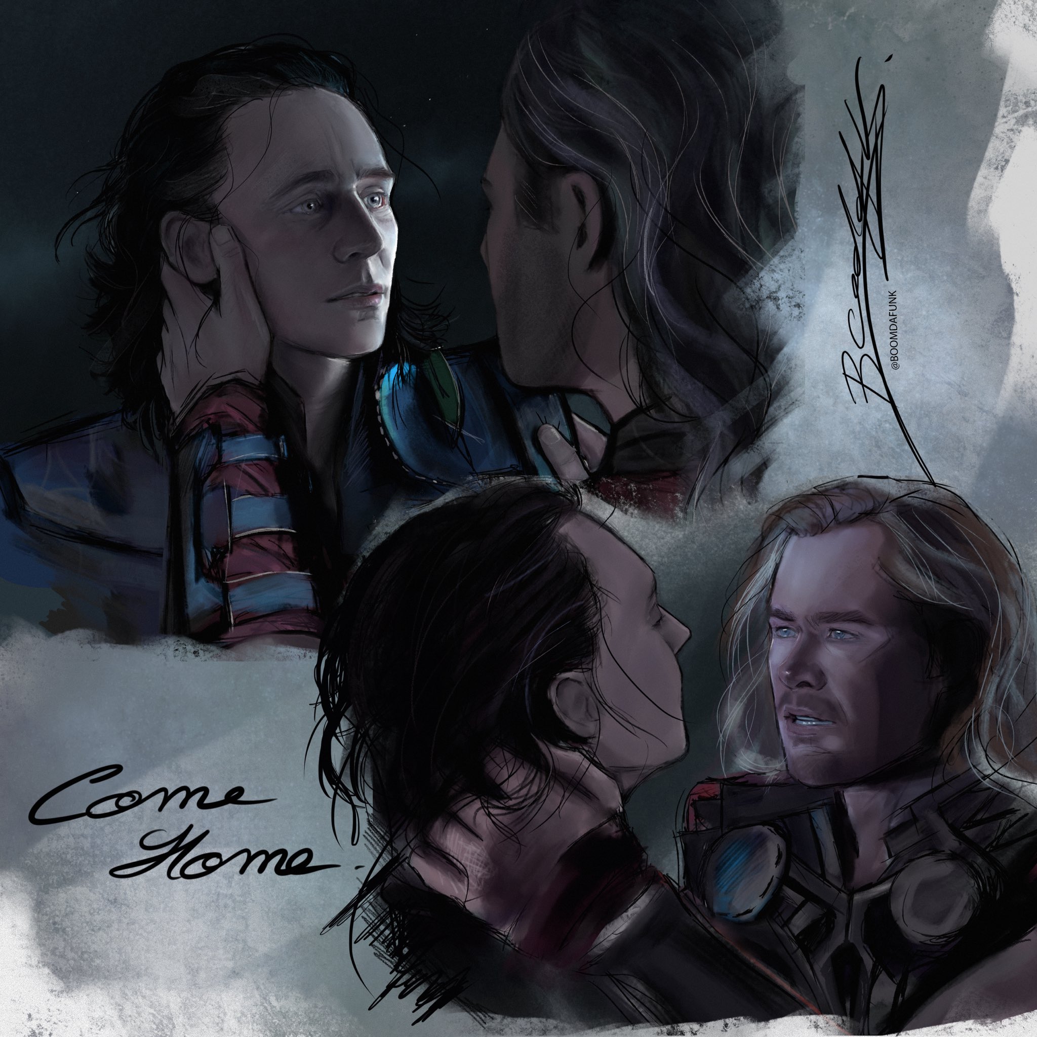 Loki And Thor Fan Art
