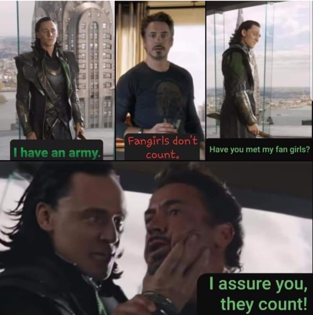Loki Meme Fangirls