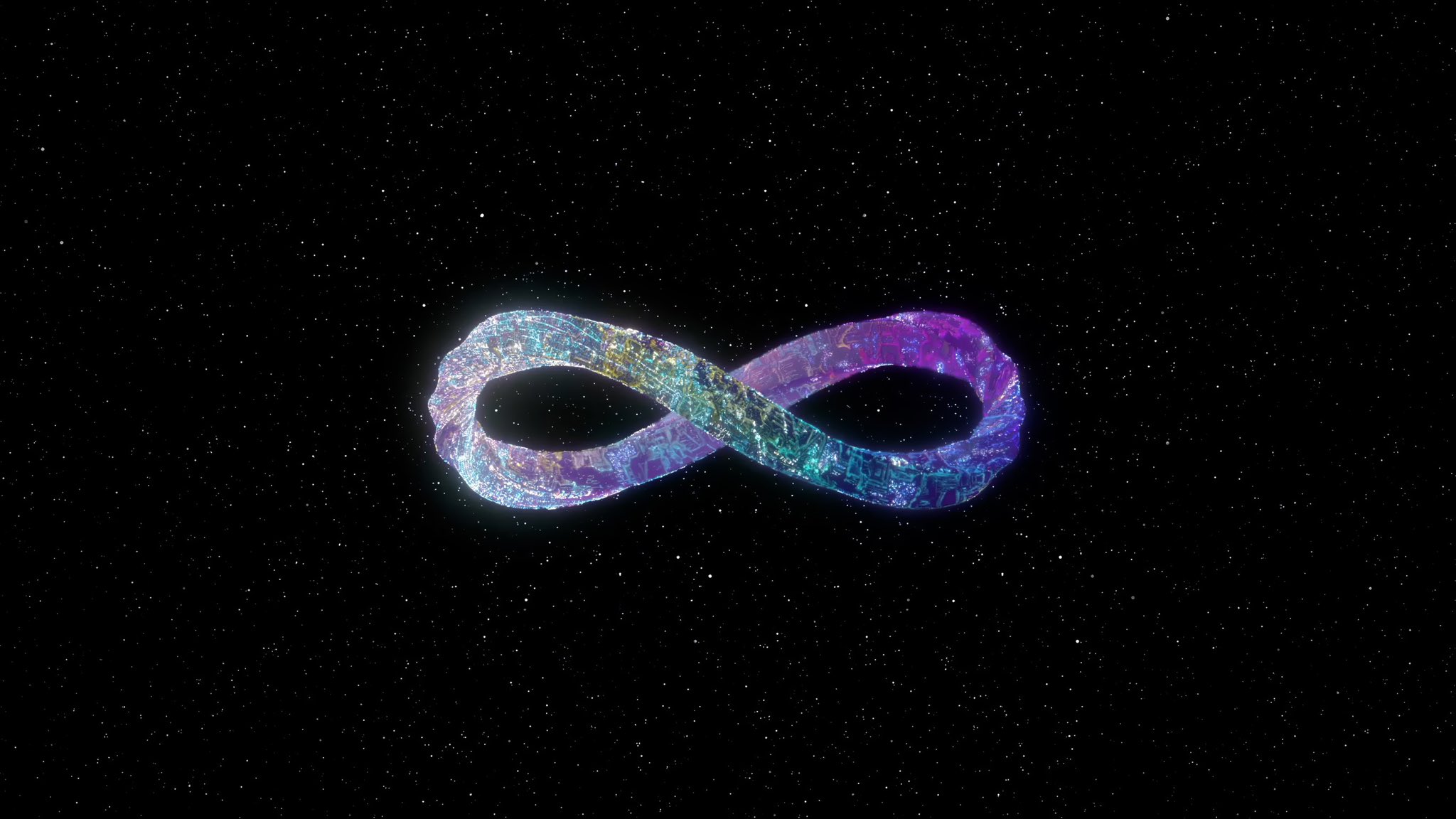 Galaxy Infinity Sign Wallpaper