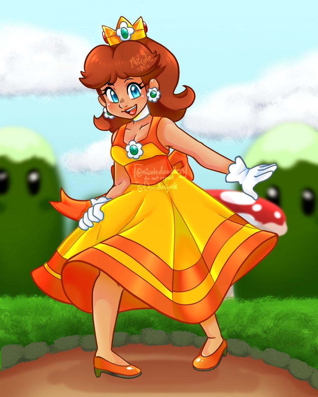 Princess Daisy Dress