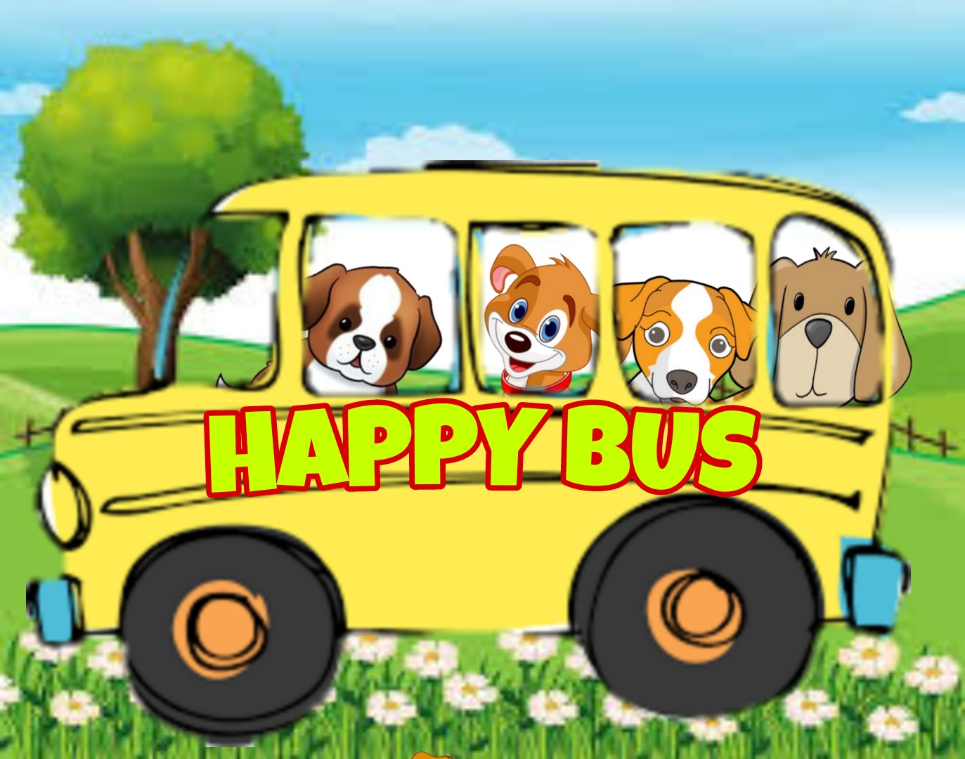 Dog With Bus Animation