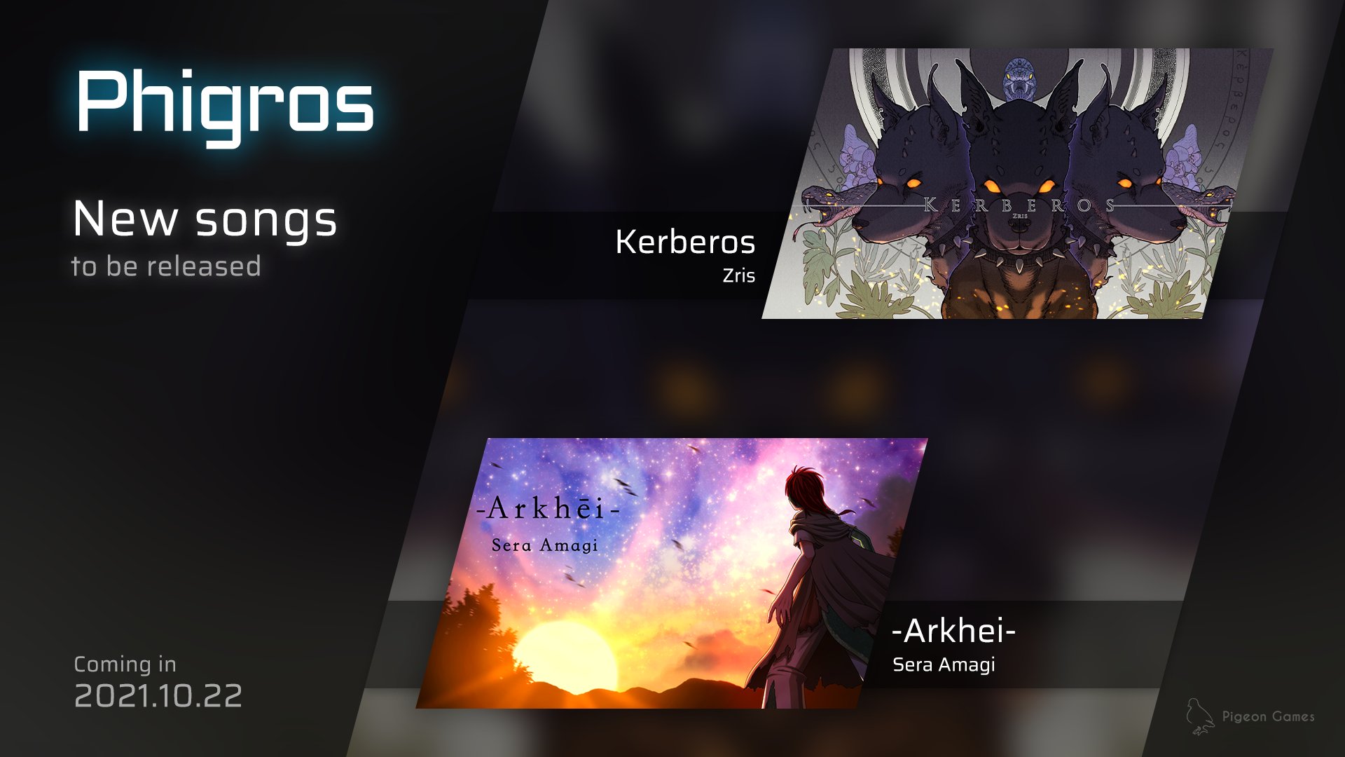 Pigeon Games@Phigros on Twitter: "Besides what has been announced, two new singles will be added ...