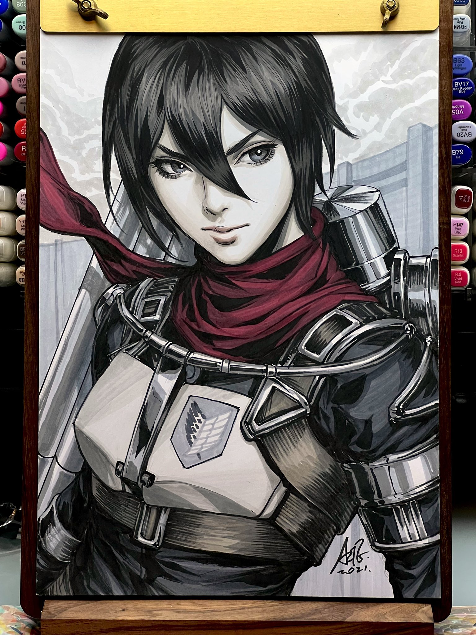 Stanley Artgerm™ Lau on Twitter: "Day 13 - Short hair Mikasa from AOT S4. I still prefer her ...