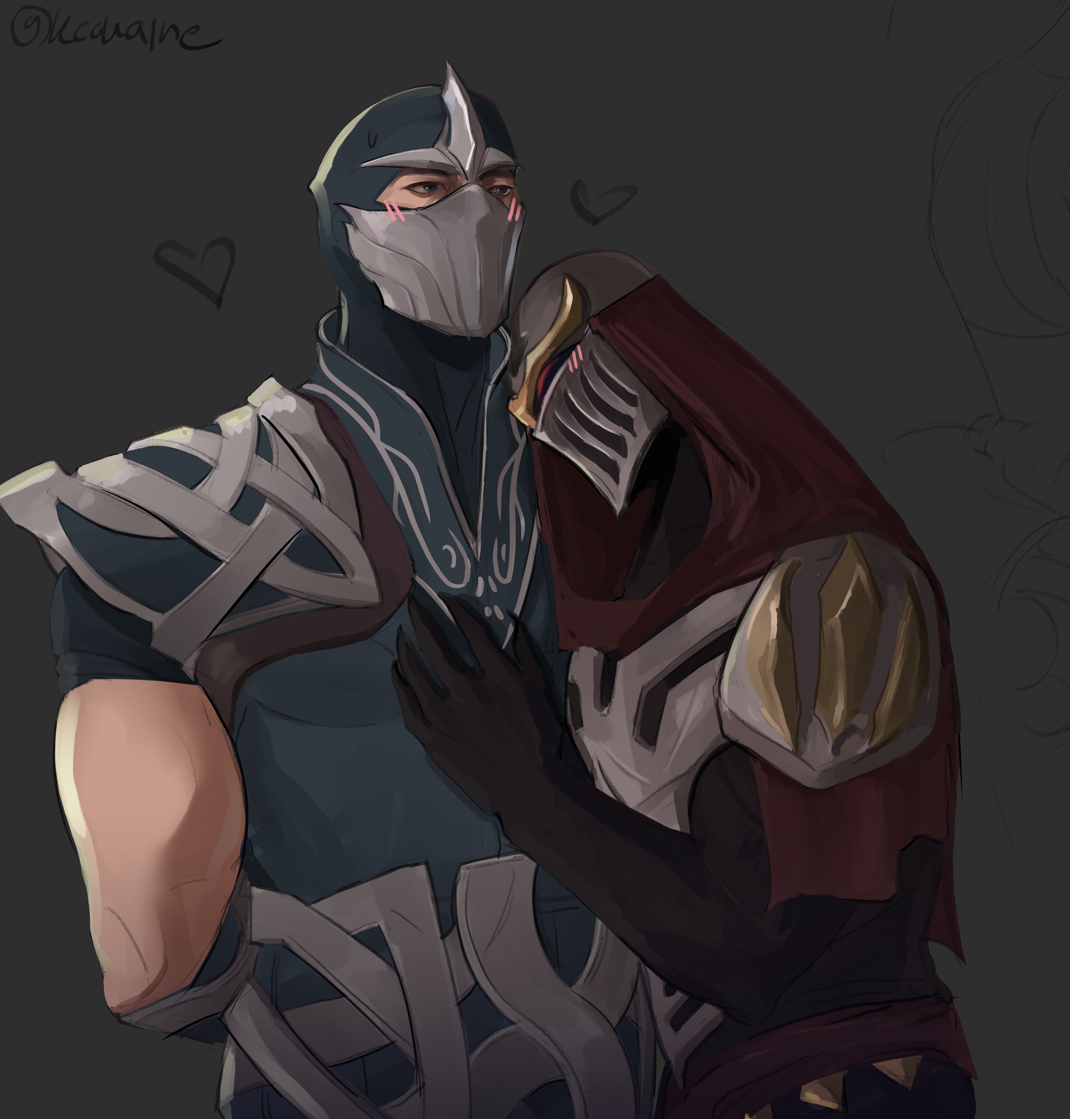 Zed And Shen Fan Art