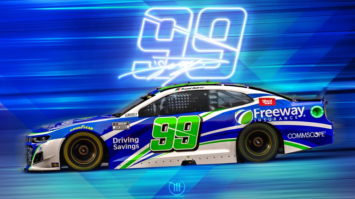 Daniel Suarez Freeway Insurance Scheme for Texas : r/NASCAR