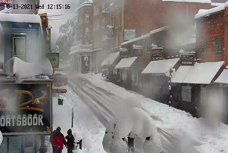 Deadwood South Dakota Snow Storm