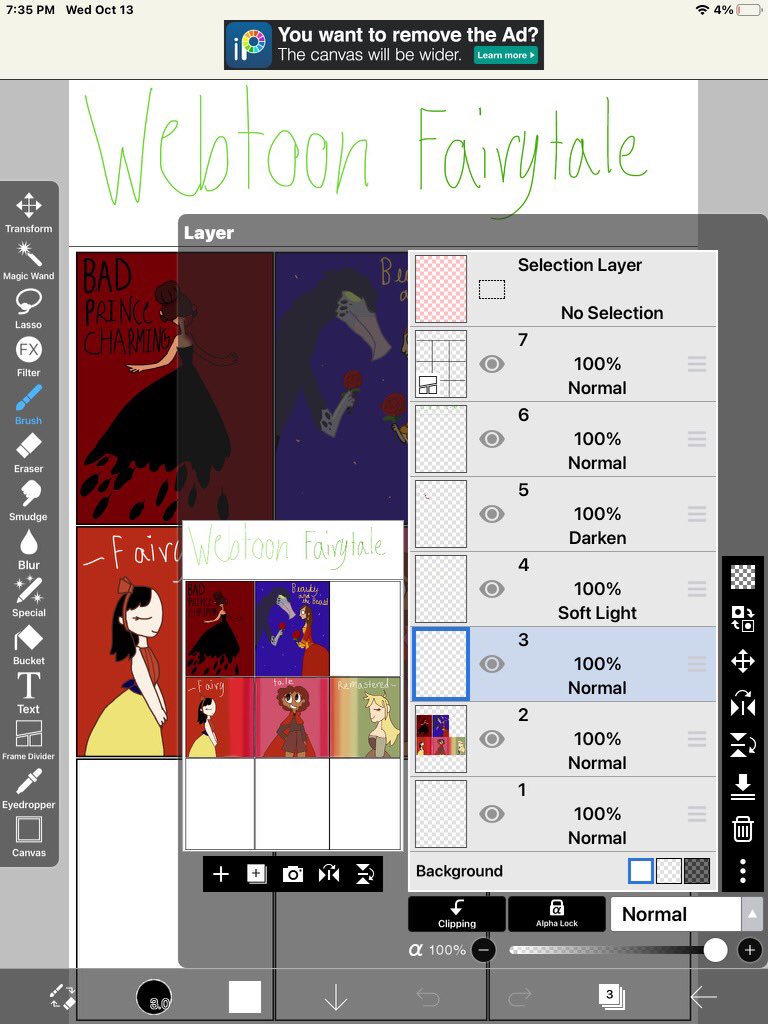 Steel Fish Studios LLC on Twitter: "RT @Bellatheartist4: #webtoon #fairytale #Canvas I am ...