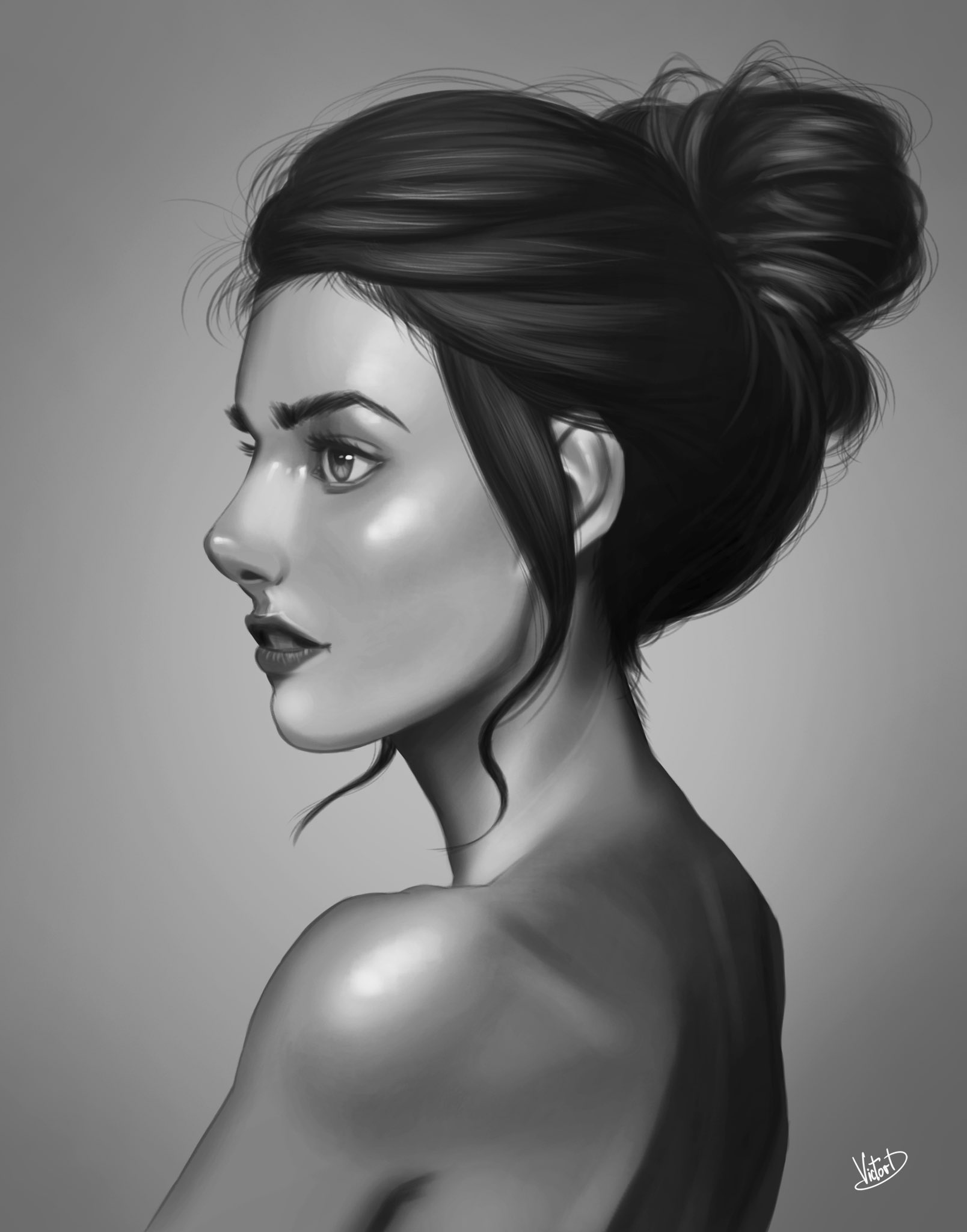 Grayscale Painting