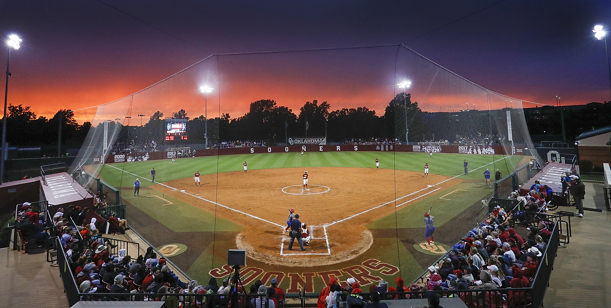 Softball Field Pictures At Night