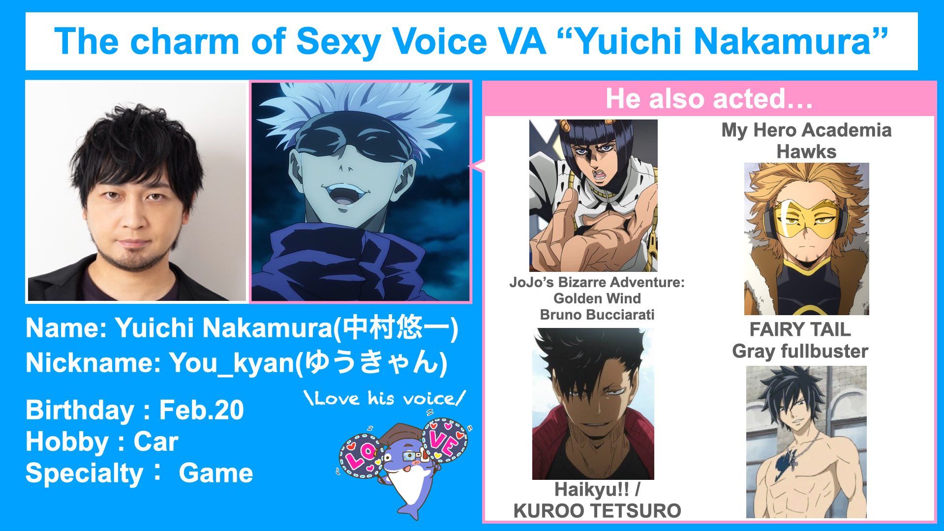 Nakamura Yuuichi Kyle Scouter على X: " The Charm Of “Yuichi