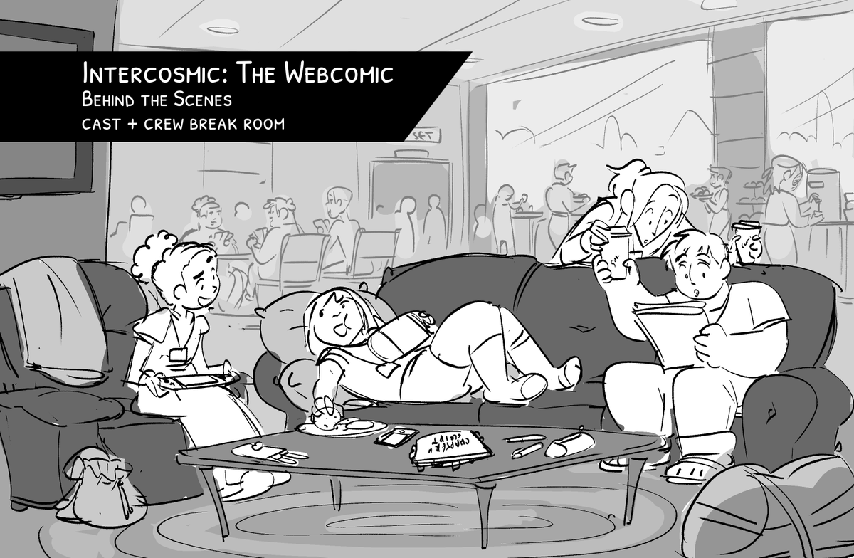 「INTERCOSMIC UPDATE! 📽️ in which, I announce an official hia」Kristina 🐛 @ VanCAF E8の漫画