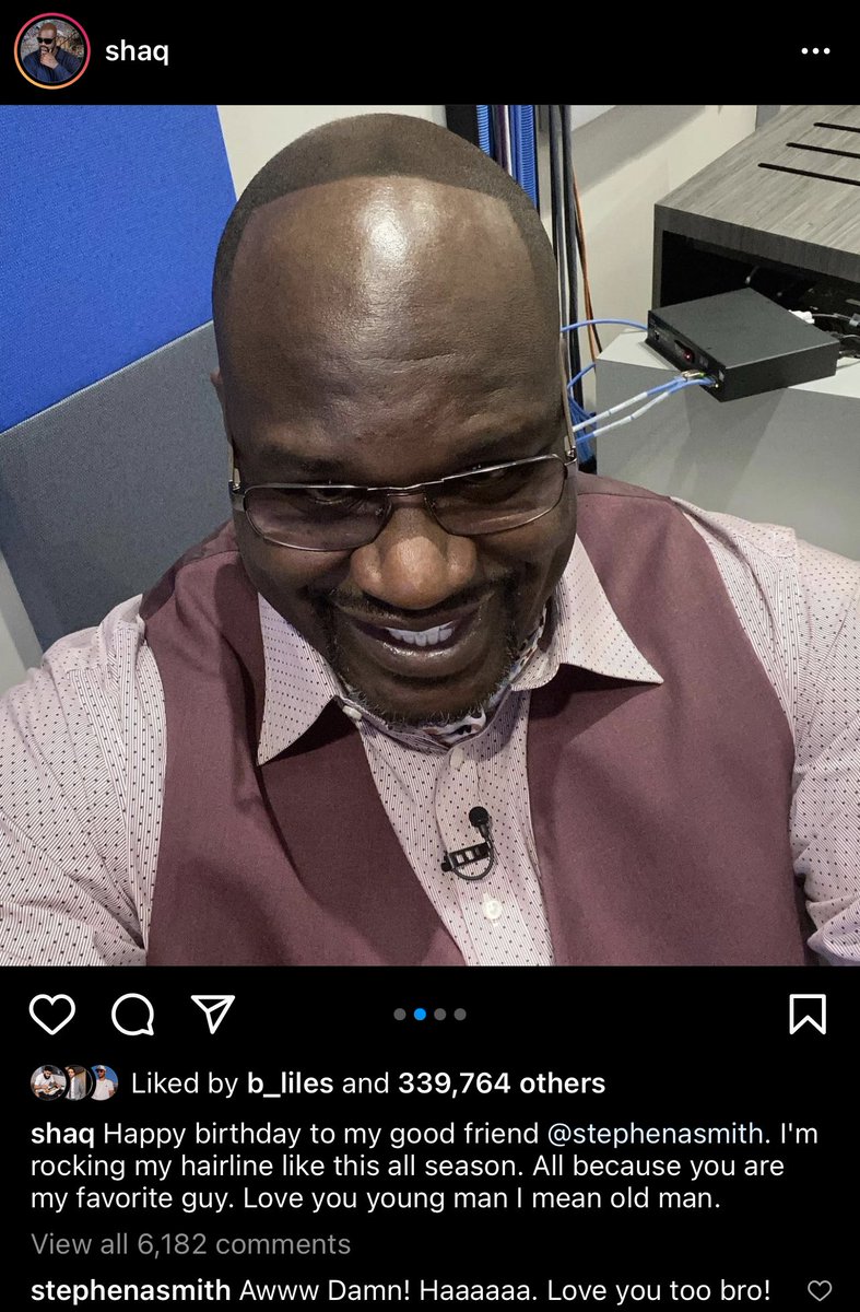 [Shaq] Happy birthdaу to my good friend Stephen A Smith. I'm rocking my ...