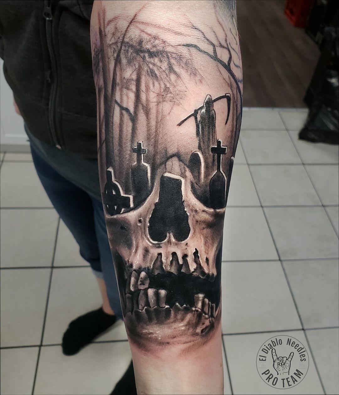 Cemetery Tattoo Drawings