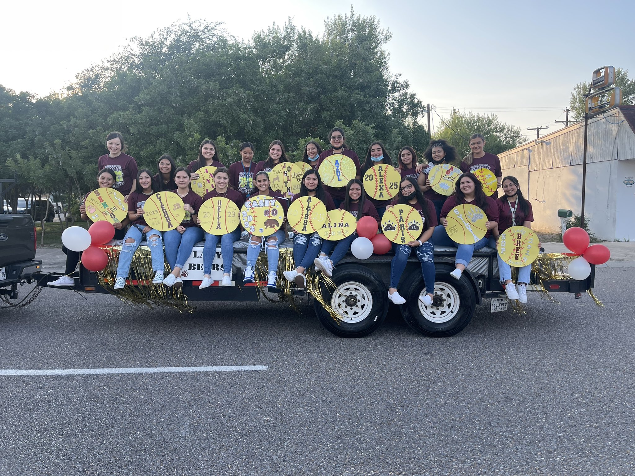 Softball Float Ideas