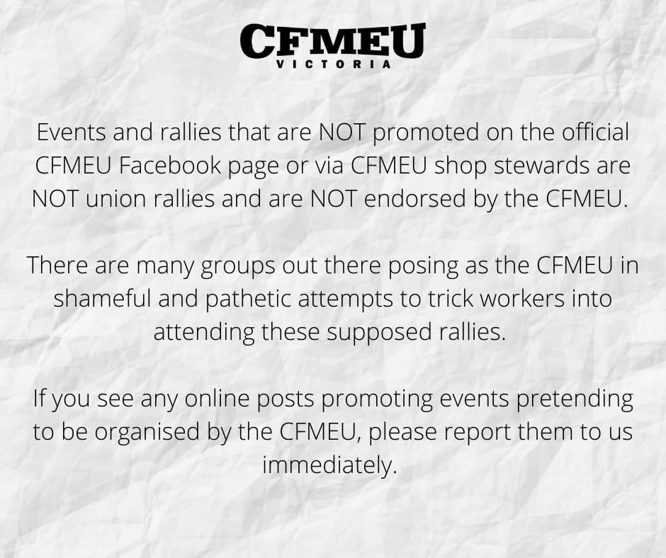 CFMEU Vic-Tas on Twitter: