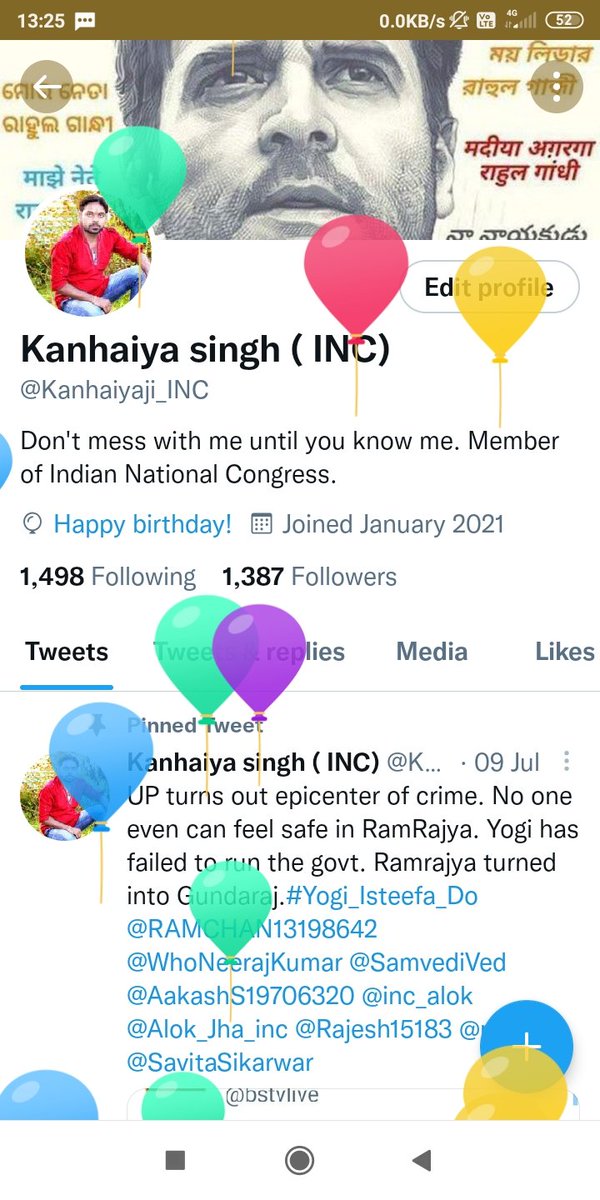 Kanhaiya singh ( INC) (@Kanhaiyaji_INC) | Twitter