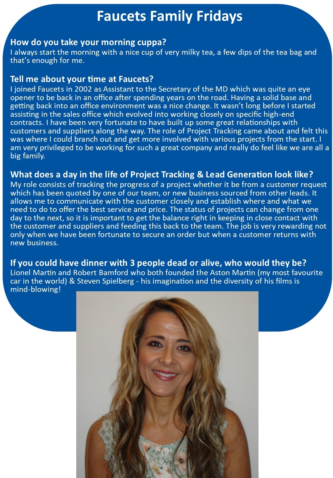 Faucets on Twitter: "#FaucetsFamilyFridays - How is it Friday again! This week we interviewed ...