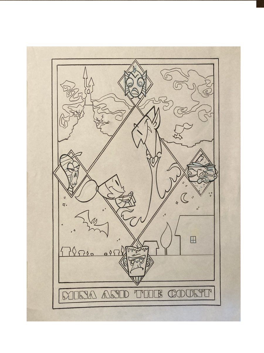 「A poster idea for Mina & the Count from the Oh Yeah Cartoons」Rob ...