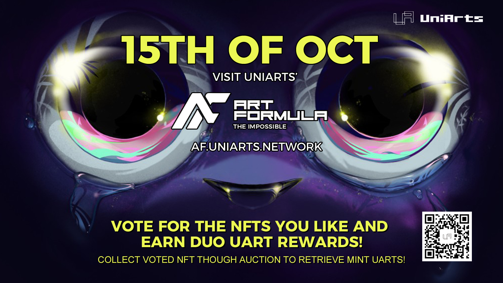 UniArts Network on Twitter: "🥳We are happy to announce that "Impossible Art Formula" NFT Gallery ...