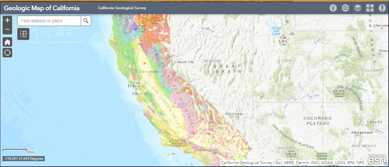 California Geological Map California Was The First US State To Commit