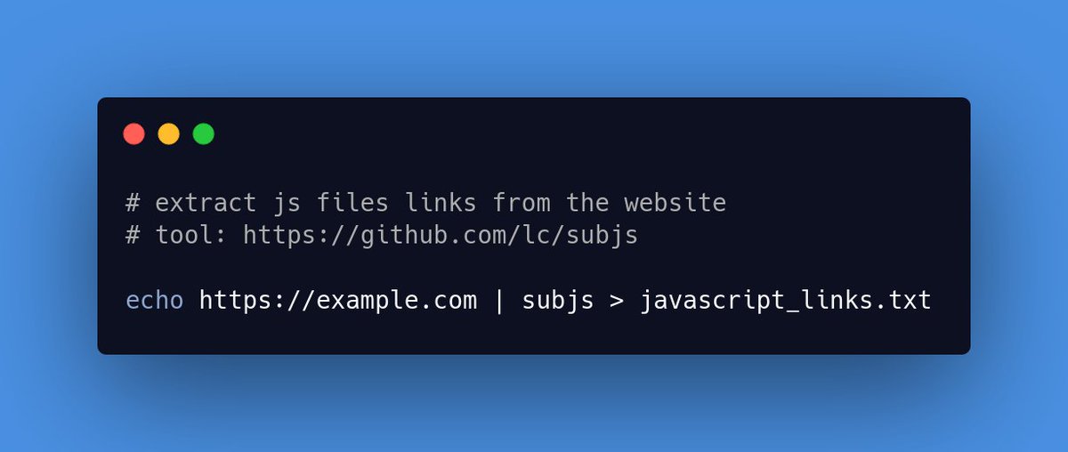 Thread 🧵 How To Automate The Extraction Of Endpoints From Javascript Files With Linkfinder And